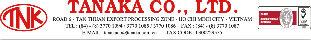 Rượu Tanaka - Công Ty TNHH Tanaka